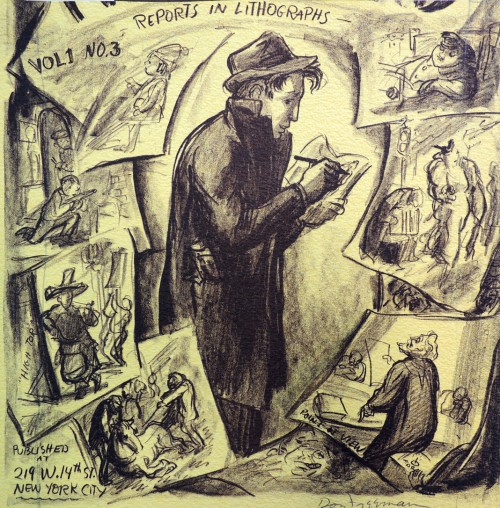 Don Freeman at the Theater | Graphic Arts