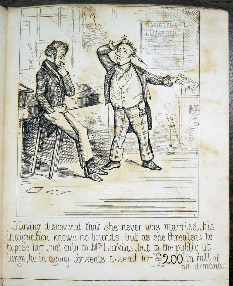 An Early Comic Strip, 1841 | Graphic Arts