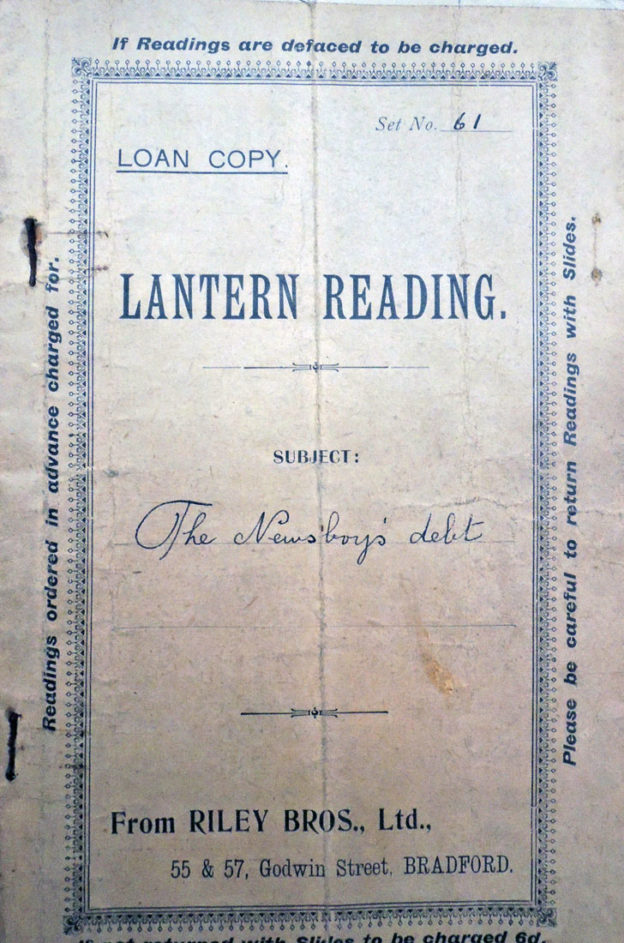 The Newsboy’s Debt and other Lantern Readings | Graphic Arts