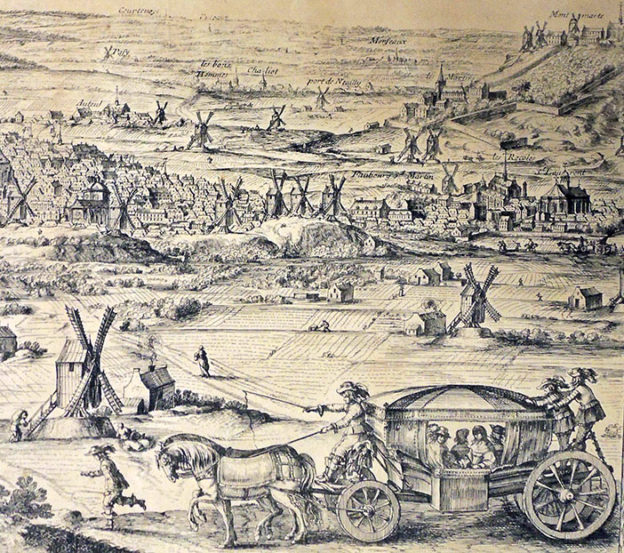 Grande vue panoramique de Paris sous Louis XIV | Graphic Arts