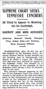 The first and only criminal trial tried by the U.S. Supreme Court ...