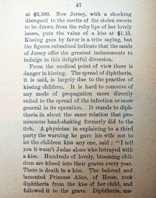 Kissing: the Art of Osculation Curiously, Historically, Humorously, and ...