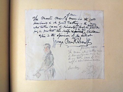 Albert M. Cohn’s album of Cruikshank sketches | Graphic Arts